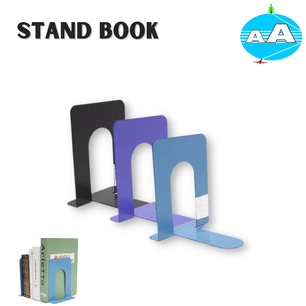 Jual Stand Book / Penyangga Buku / Sandaran Buku Besi | Shopee Indonesia