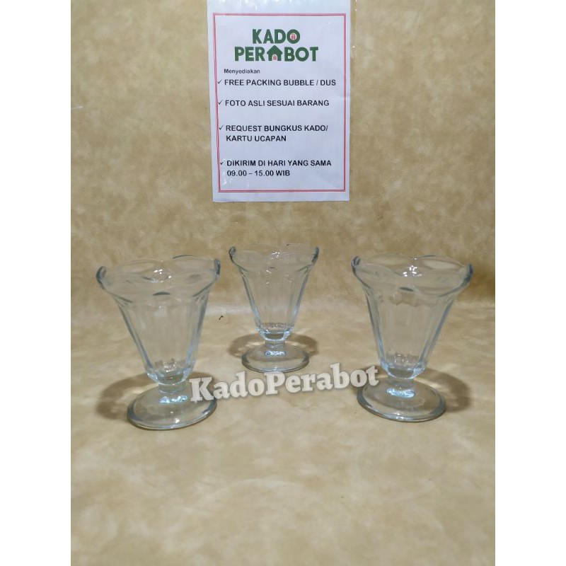 Jual gelas es krim tinggi - gelas es campur - gelas es teler Mega Store ...