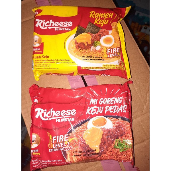 Jual Mie Viral Richeese Nabati Ramen Goreng Kuah Pedas | Shopee Indonesia