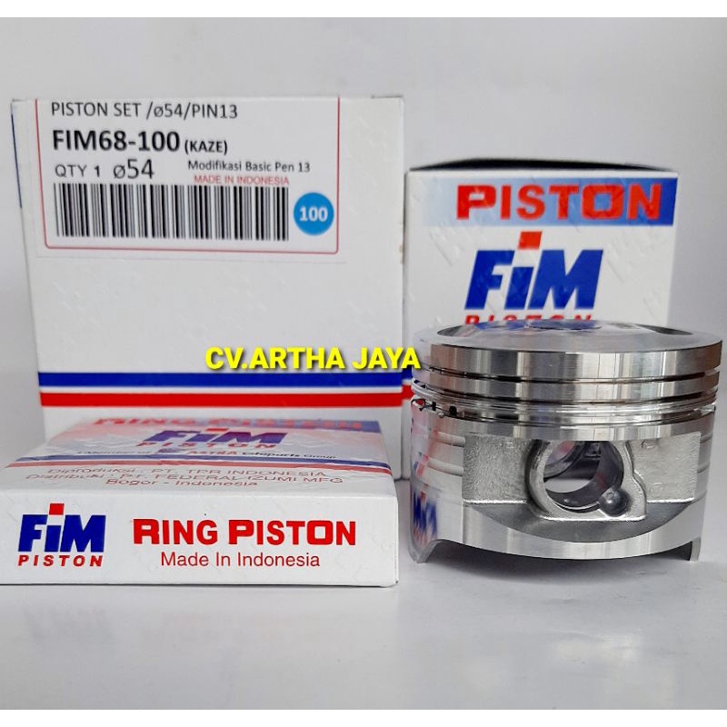 Jual PISTON KIT FIM FIM68 KAWASAKI KAZE / KAZE R ( 53 / 53,5 / 54 / 54 ...