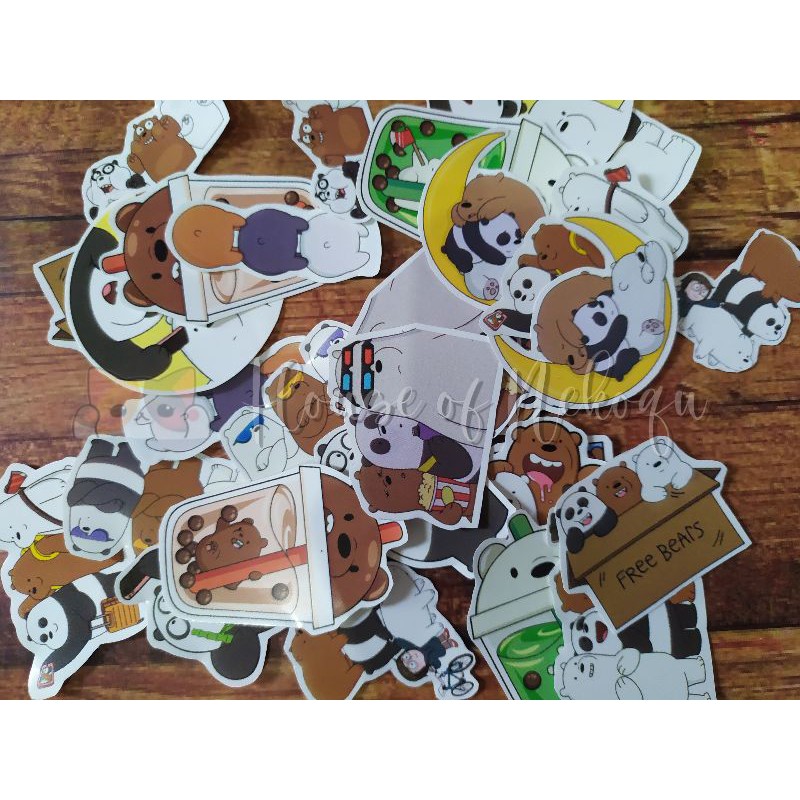 Jual sticker aesthetic we bare bear mohon baca deskripsi | Shopee Indonesia