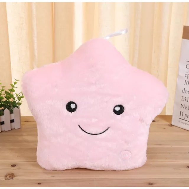 Jual Boneka Bantal Bintang LED Boneka Bantal Viral Murah Boneka Bantal ...