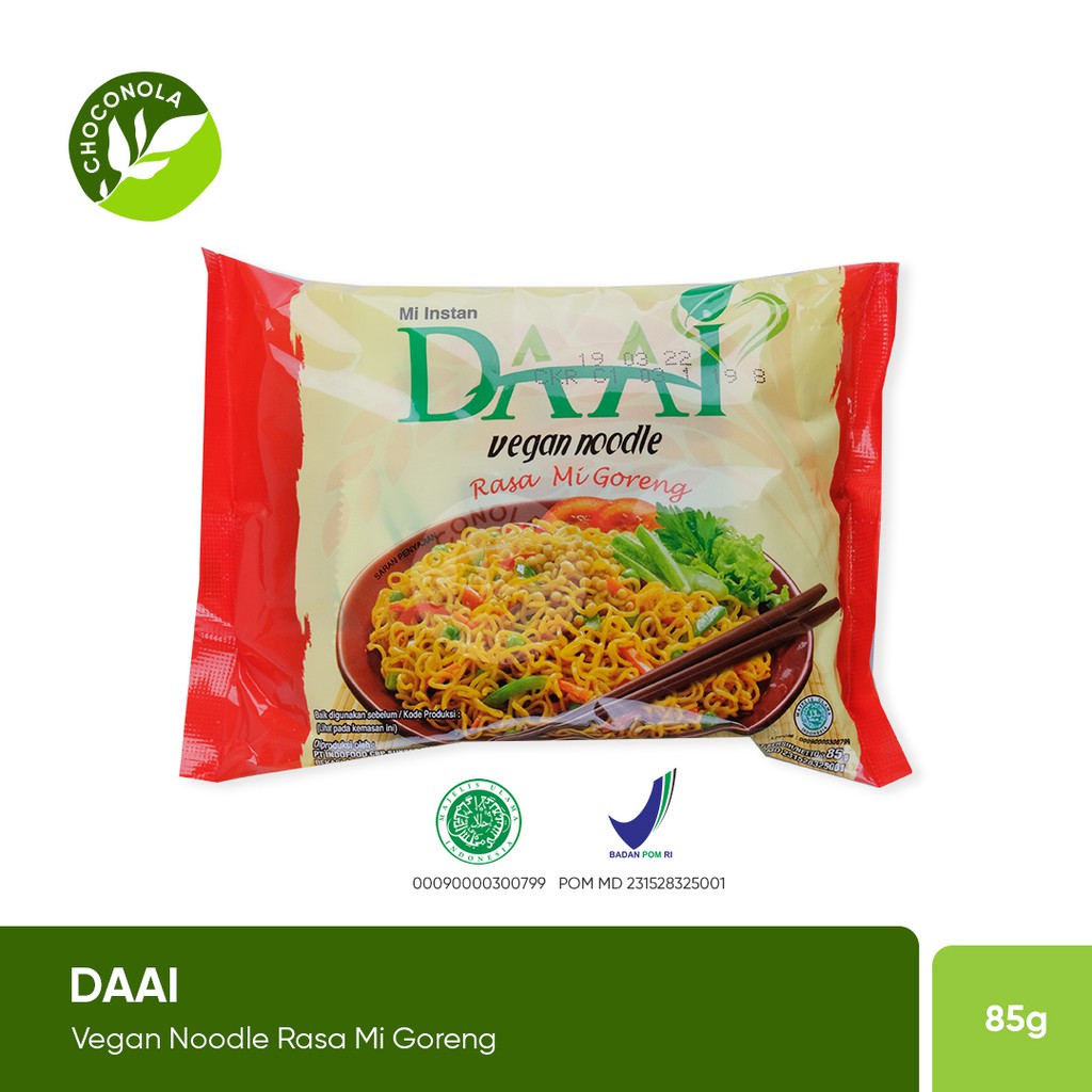 Jual DAAI Vegan Noodle Rasa Mi Goreng | Shopee Indonesia