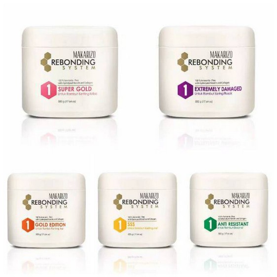 Jual Makarizo Rebonding System Straightening Cream 500g | Shopee Indonesia