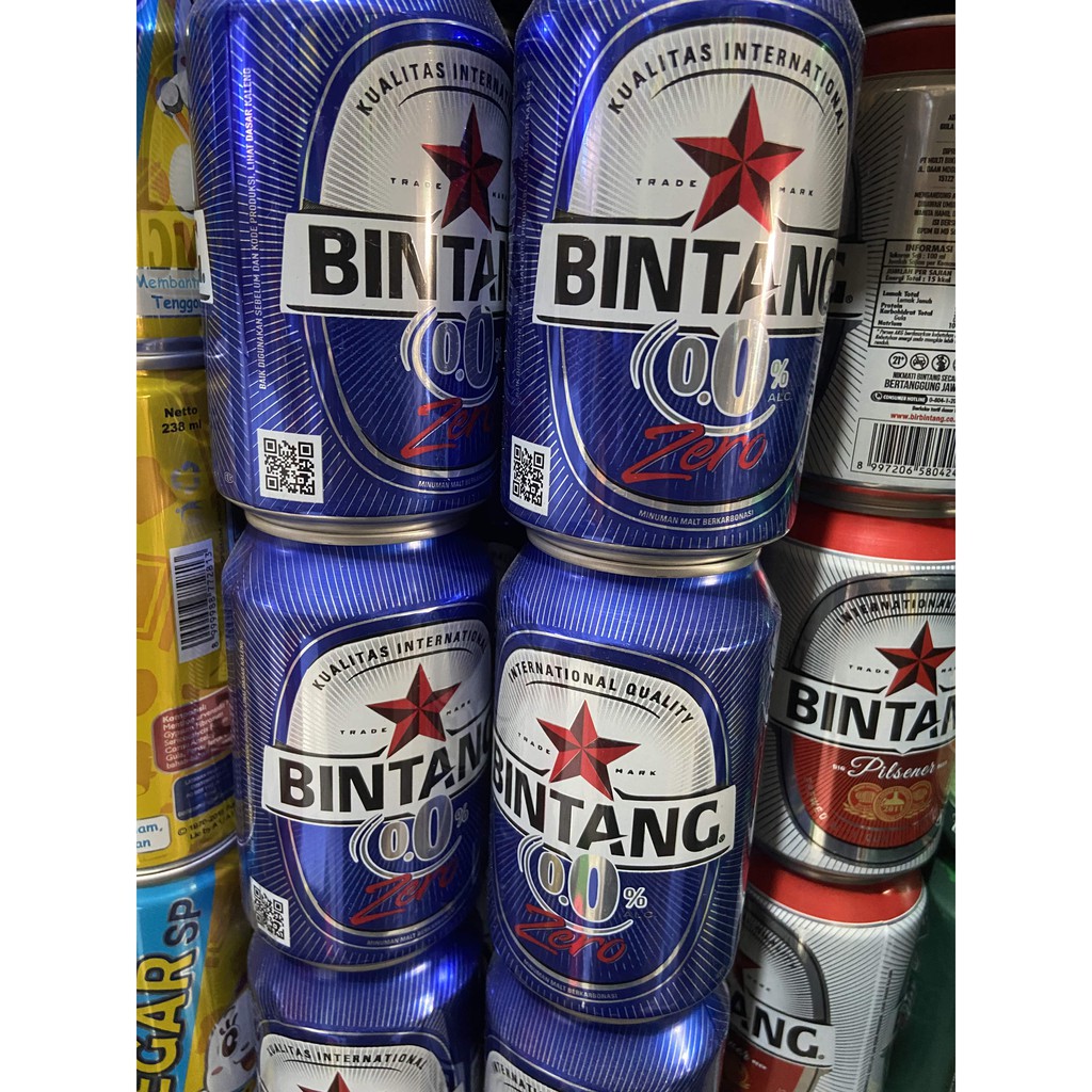Jual BIR BINTANG KALENG ZERO 330 ML | Shopee Indonesia