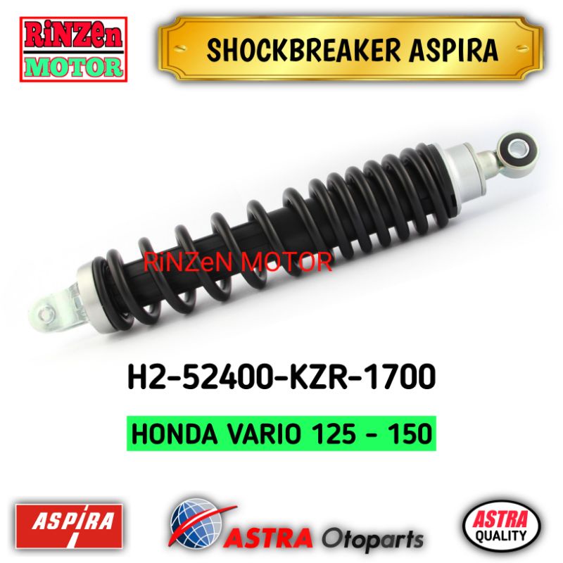 Jual Shockbreaker Belakang Vario 125 150 Aspira H2-52400-KZR-1700 | Shopee Indonesia