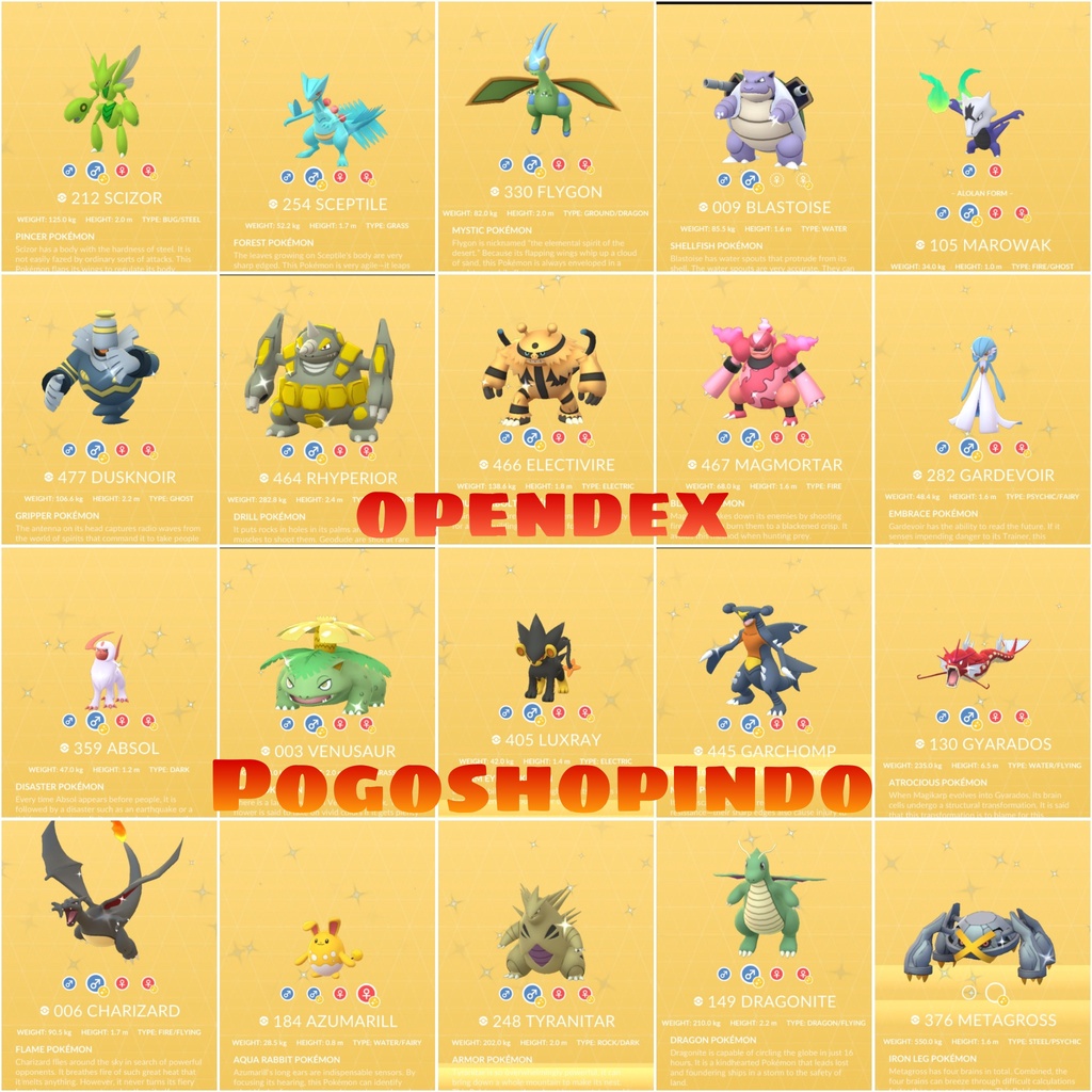 Jual Trade Pokemon Go Shiny Rare | Shopee Indonesia