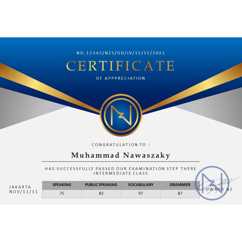 Jual DESIGN SERTIFIKAT BY REQUEST | Shopee Indonesia