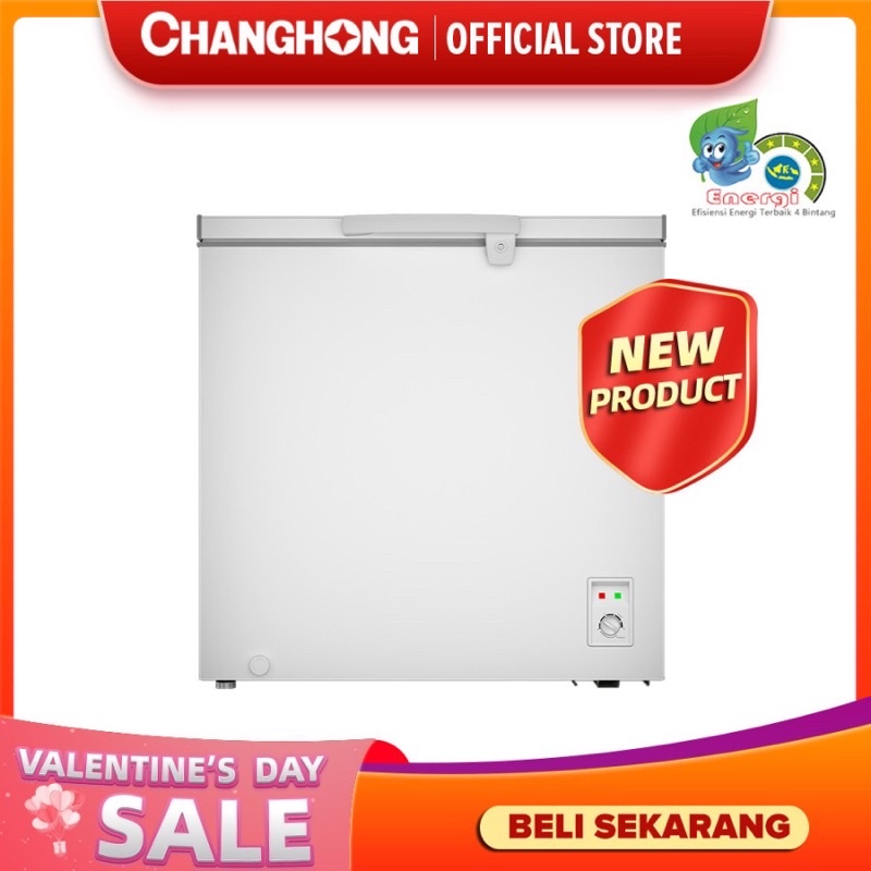 Jual CHANGHONG CHEST FREEZER FCF 266DW (210Liter) | Shopee Indonesia