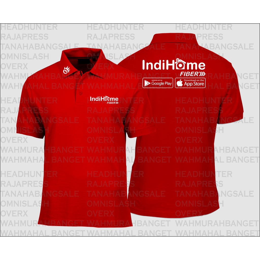 Jual KAOS POLO SHIRT INDIHOME FIBER , MY INDIHOME FIBER MURAH ...
