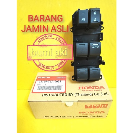 Jual SAKLAR POWER WINDOW KANAN SWITCH MASTER WINDOW DEPAN RH ORIGINAL ...