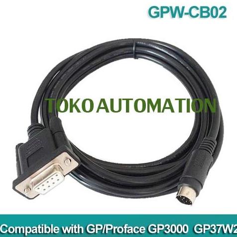 Jual Gp Pro-Face Proface Hmi Programming Cable Rs232 Gpw-Cb02 Gpwcb02 ...
