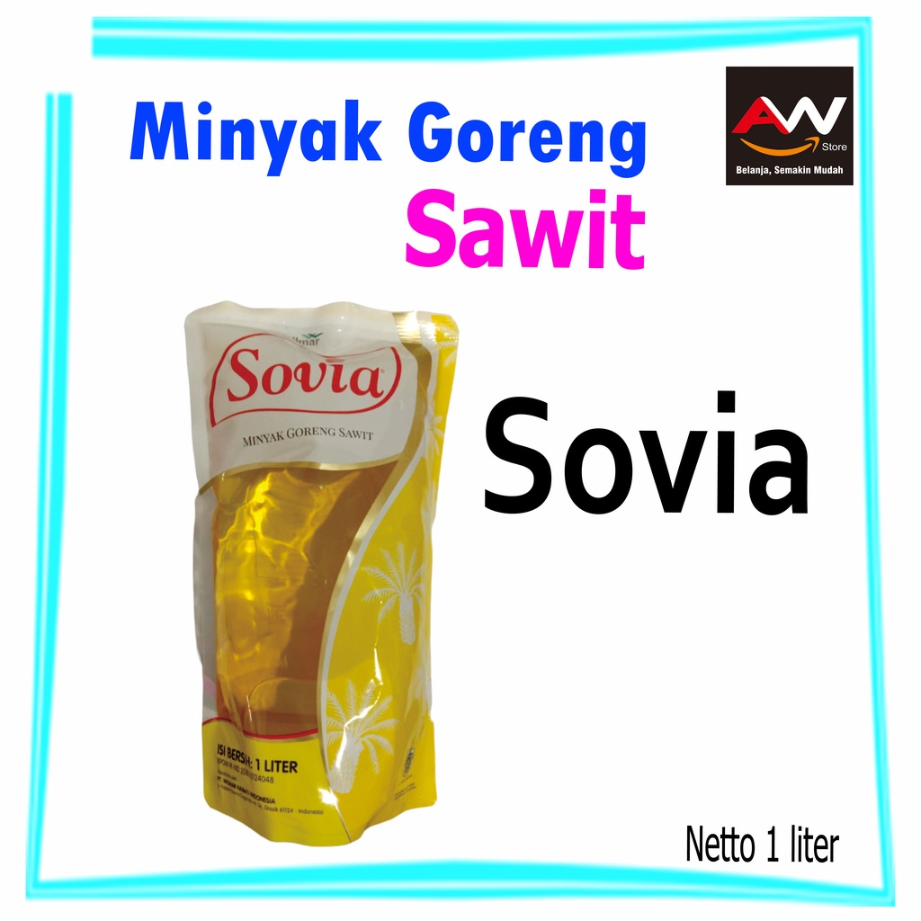 Jual Minyak Goreng Sovia Refil 1 liter | Shopee Indonesia