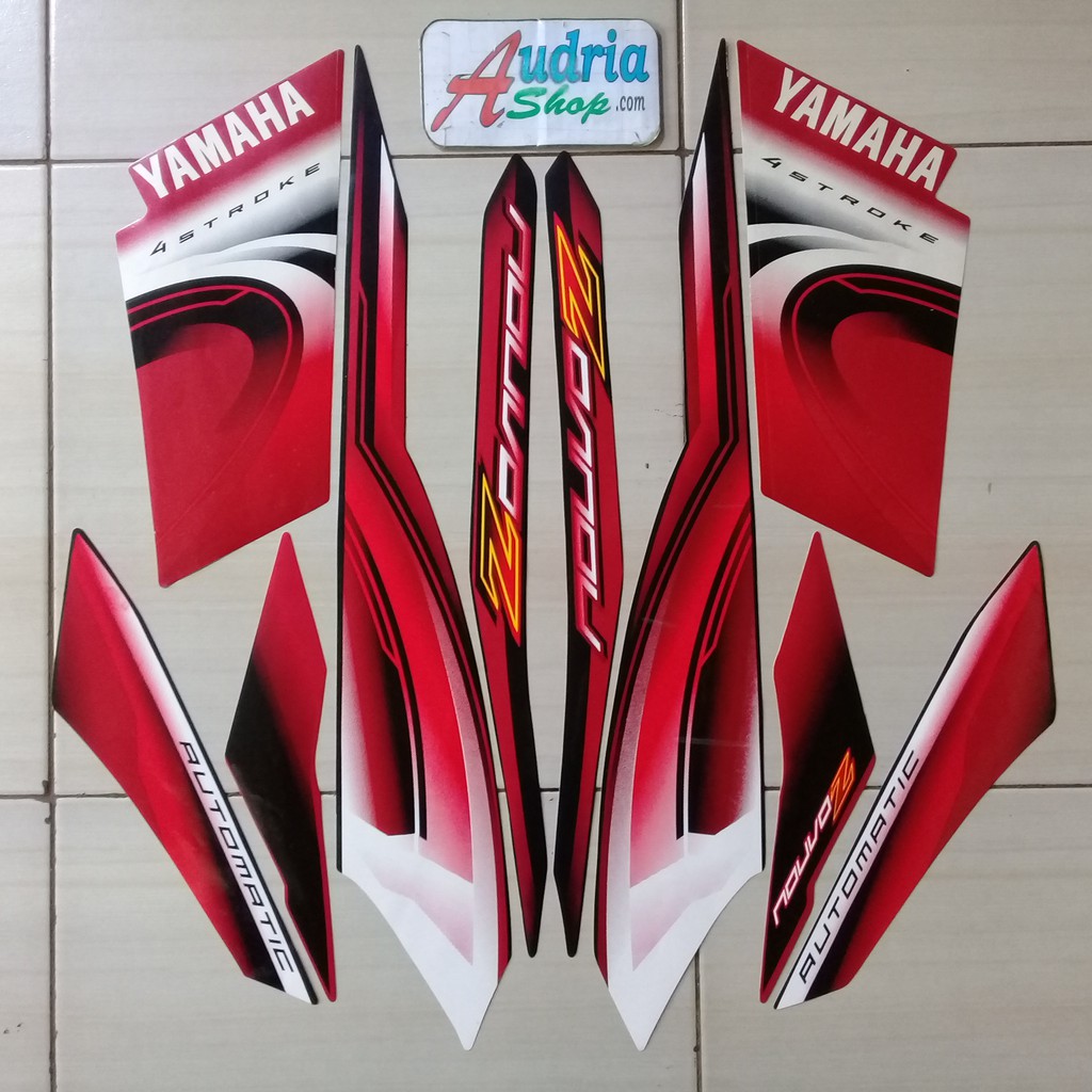 Jual Striping Stiker Motor Yamaha Nouvo Z 2006 Merah | Shopee Indonesia