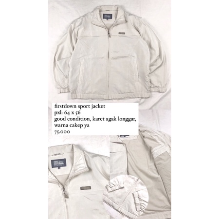 Jual sport jacket firstdown | Shopee Indonesia