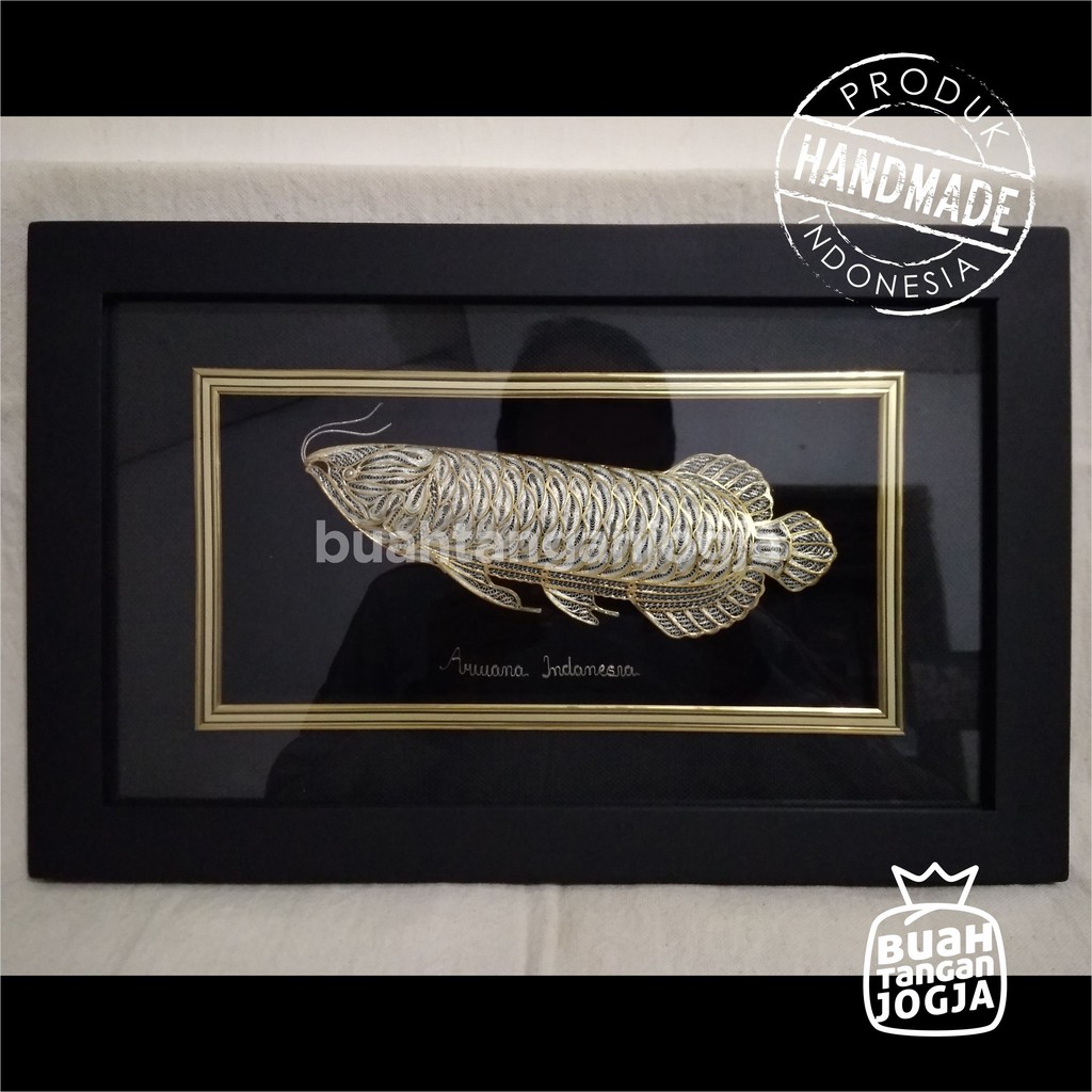 Jual Arwana Lapis Perak Strip Emas - Kerajinan Khas Kotagede Jogja ...