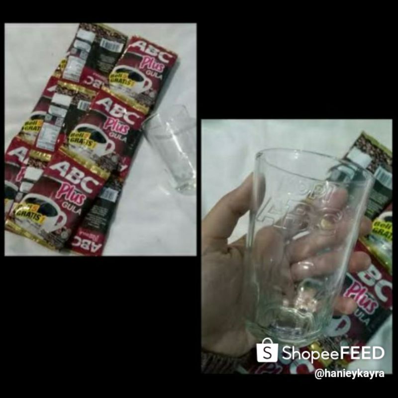 Jual Kopi Abc Plus Gula (tiap pembelian 2 renteng free gelas) | Shopee ...