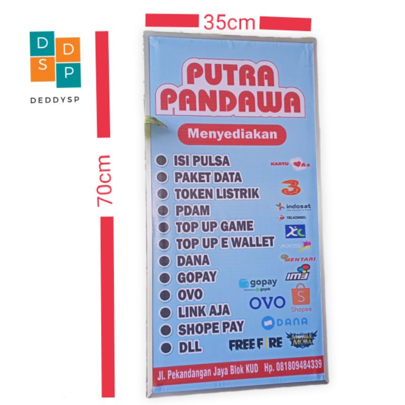 Jual Neon Box Banner Backlite uk 65x40cm | Shopee Indonesia