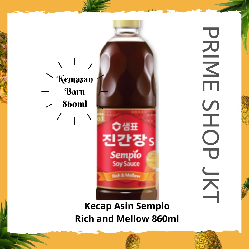 Jual Sempio Soy Sauce JinGanjang 860 ML Kecap Jin S Kecap Asin Kedelai ...