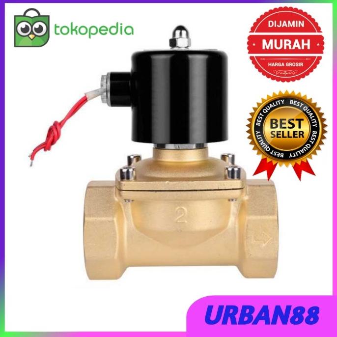 Jual Electric Solenoid Water Valve 1 Inch 220V Solenoid Kuningan DN25 | Shopee Indonesia