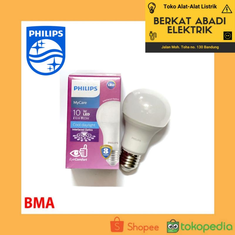 Jual LAMPU LED PHILIPS 10W PUTIH / LAMPU LED PHILIPS 10 WATT | Shopee Indonesia