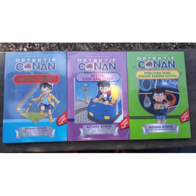 Jual Scient comic detektif conan (misteri cuaca,,,misteri gaya dan ...