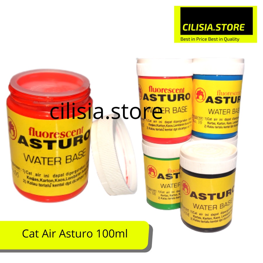 Jual Cat Air / Poster Asturo Water Base 100ml Cat Lukis Non Toxic ...