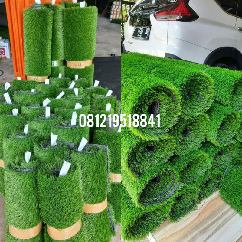 Jual PROMO RUMPUT SINTETIS 50X100 CM TEBAL 3 CM TIPE SWISS BEST SELER ...