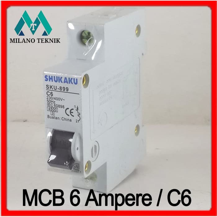 Jual MCB 6A 6 Ampere / C6 1 Phase | Shopee Indonesia