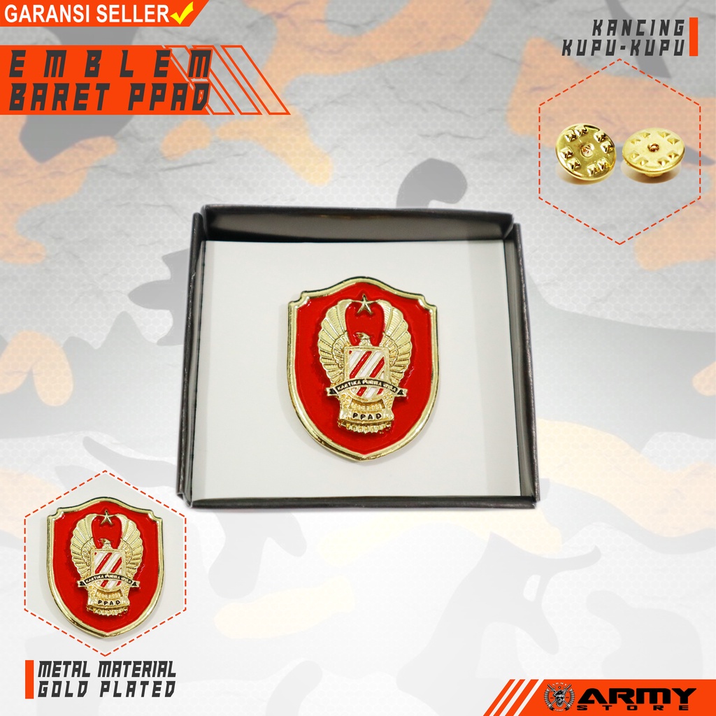 Jual emblem baret PPAD | Shopee Indonesia
