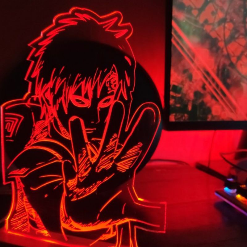 Jual Custom led akrilik anime - Custom led light anime - lampu tidur ...
