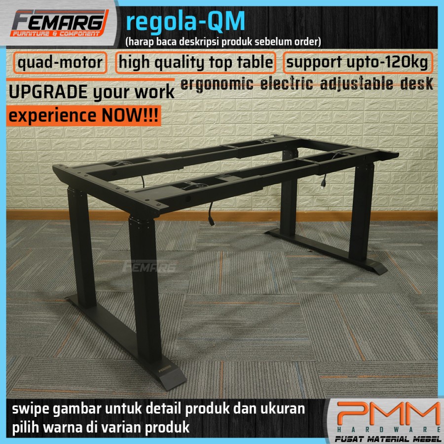 Jual electric adjustable table base FEMARG regola-QM | kaki meja ...