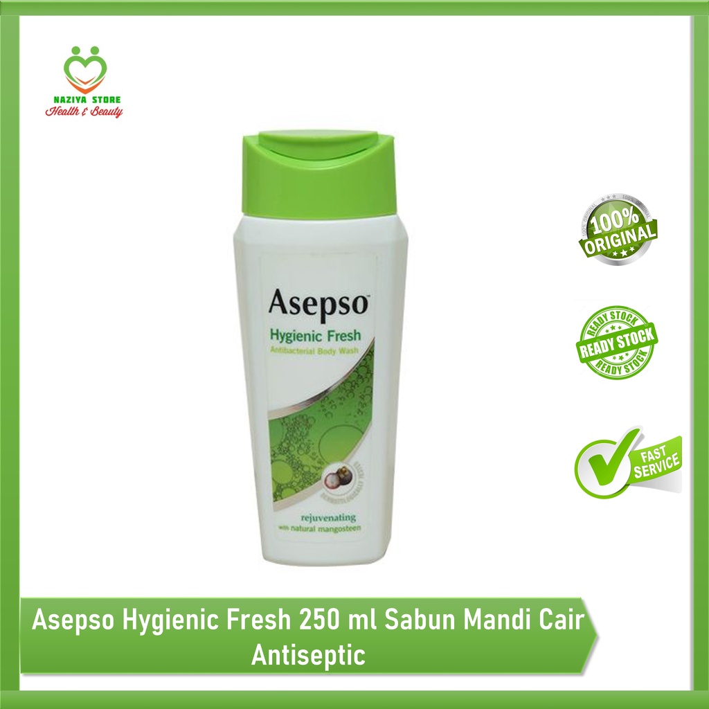 Jual ASEPSO Cair Body Wash Hygienic Fresh 250ml Sabun mandi cair | Shopee Indonesia