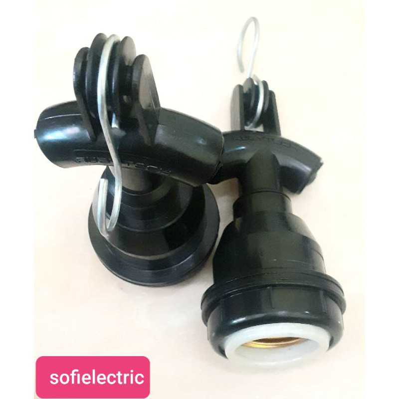 Jual fitting gantung anti air bahan keramik ukuran e27 ukuran normal ...