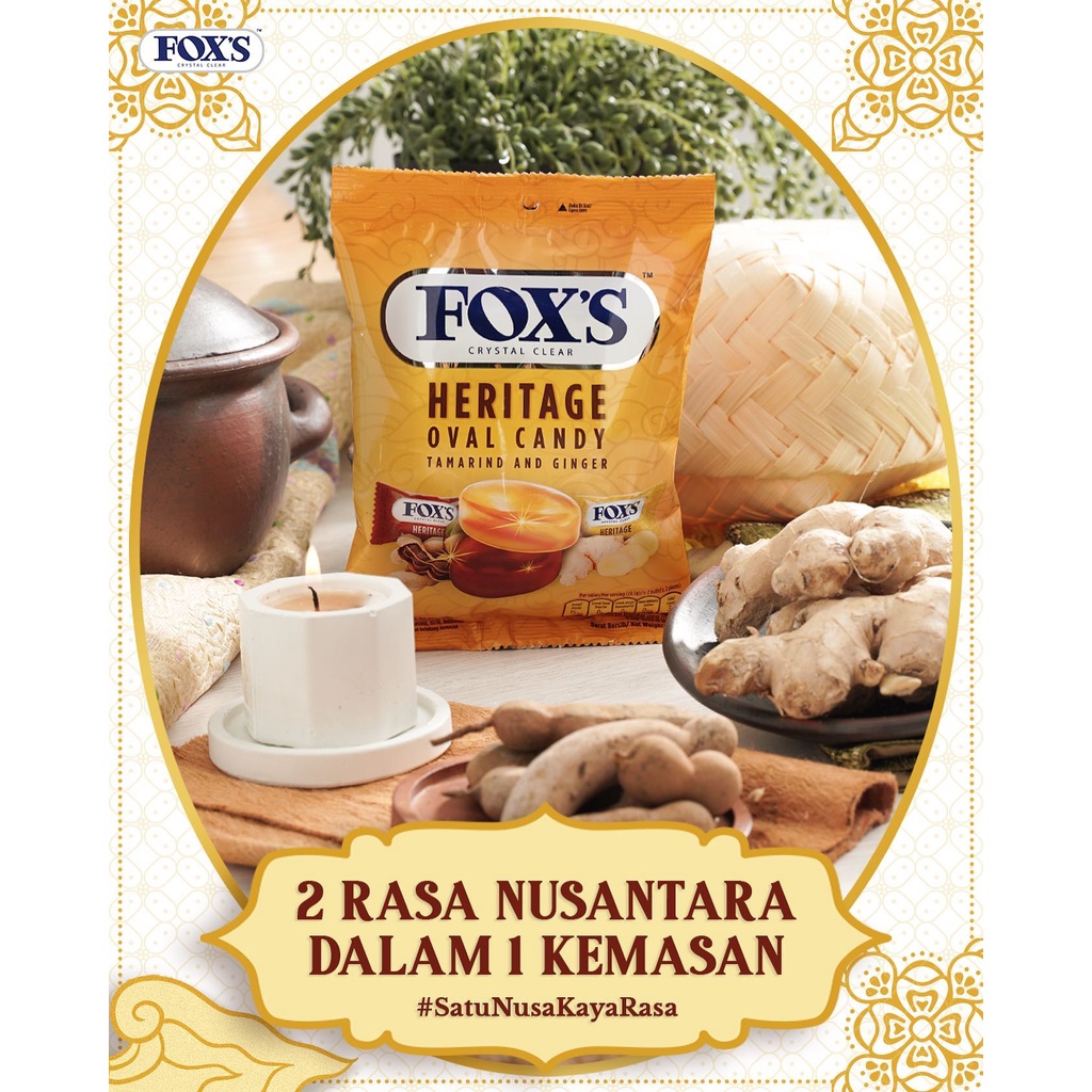Jual Permen FOX'S Heritage rasa Tamarind dan Ginger jahe | Shopee Indonesia