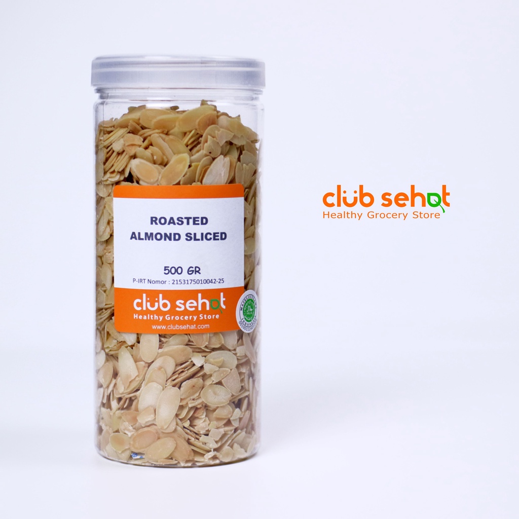 Jual Club Sehat - Roasted Almond Sliced 500gr | Shopee Indonesia