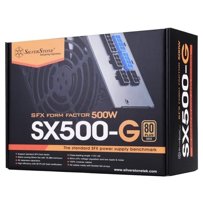 Jual Silverstone Sx500G Sfx 500W 80+ Plus Gold - Fully Modular Power ...