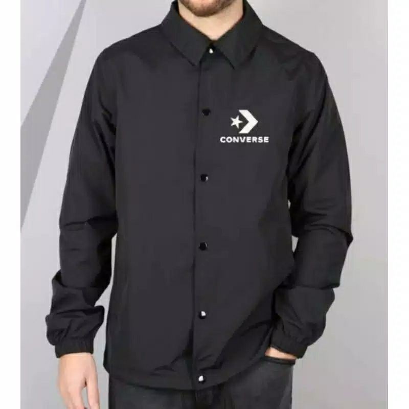 Jual JAKET COACH PARASUT TASLAN LOGO CONVERSE | Shopee Indonesia