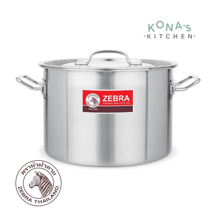 Jual Zebra Casserole 22x14 Cm (5 Lt) (171112) / Panci Stainless / Stock ...