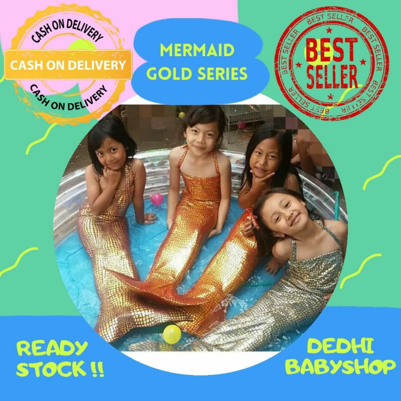 Jual Baju Renang Putri Duyung Kostum Mermaid Anak Karakter Ariel Gift Hadiah Ulang Tahun Anak ...