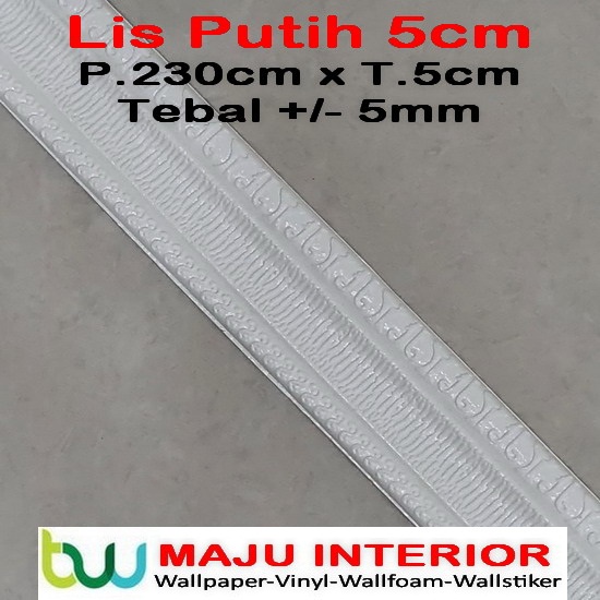 Jual Lis Wallpaper Dinding 3D List Border Walpaper 3D Wallfoam 230 cm x ...