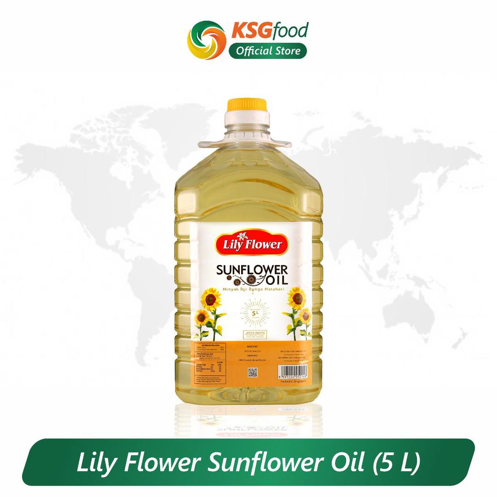 Jual LILY FLOWER SUNFLOWER OIL 5LT | Shopee Indonesia
