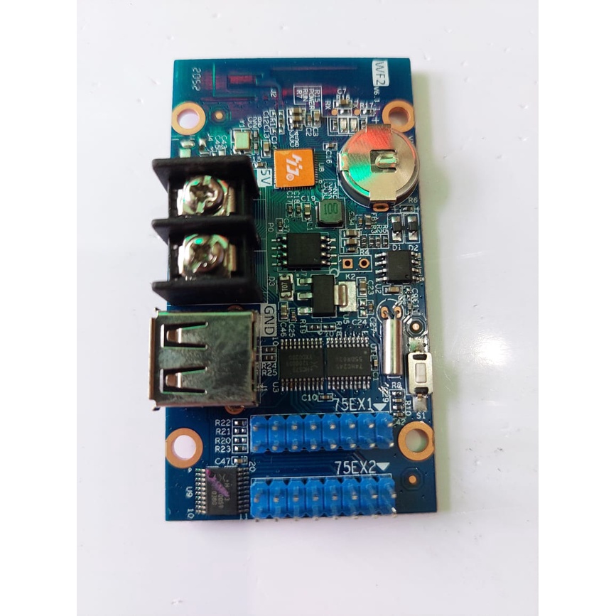 Jual Controller Huidu HD-WF2 Wifi RGB Full Color Running Text Panel P10 ...