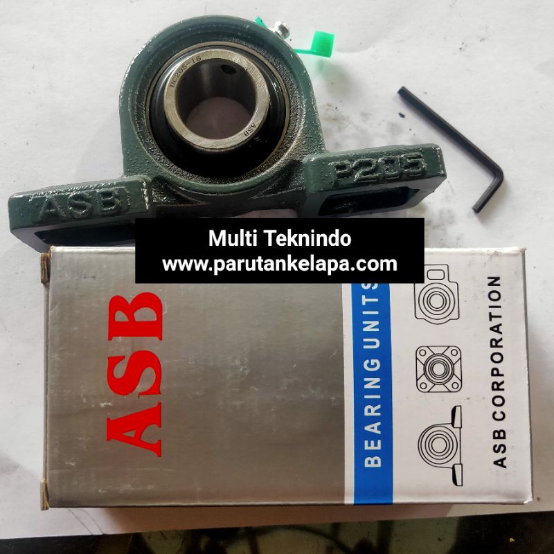 Jual Pillow Block Bearing UCP 205-16 ASB / UCP205-16 ASB As 25,4mm / 1" / 1 inch | Shopee Indonesia