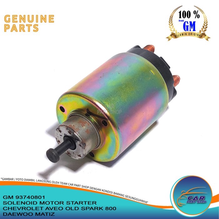 Jual SOLENOID MOTOR STARTER CHEVROLET AVEO OLD SPARK 800 DAEWOO MATIZ ...
