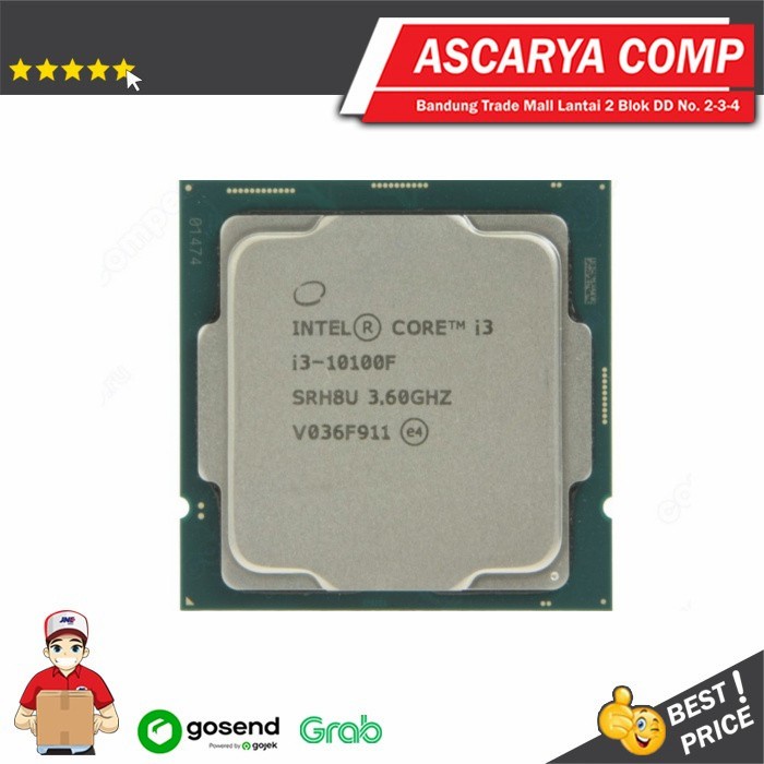 Jual Intel Core i3 10100F TRAY 3.6Ghz Up To 4.3Ghz (LGA 1200 Gen10) | Shopee Indonesia