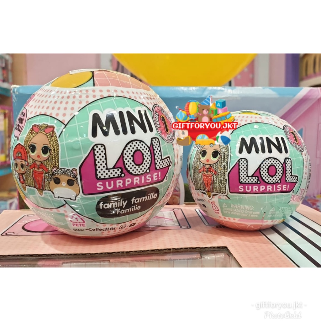 Jual MAINAN LOL SURPRISE MINI FAMILY UNDER WRAPS ORIGINAL SERIES EYE ...