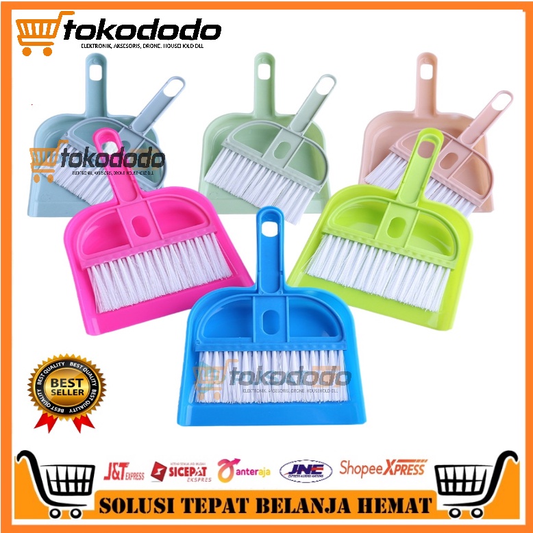 Jual Sapu Pengki Mini Set Serbaguna Sapu Mini Dustpan Set Serokan ...