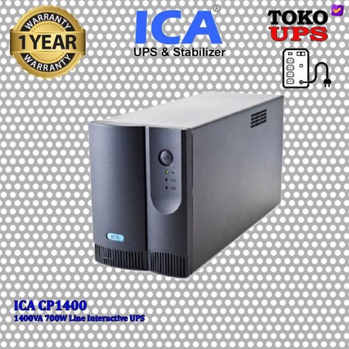 Jual ORIGINAL!!! UPS ICA CP1400 CP-1400 1400VA 700W Garansi Resmi ICA Indonesia | Shopee Indonesia