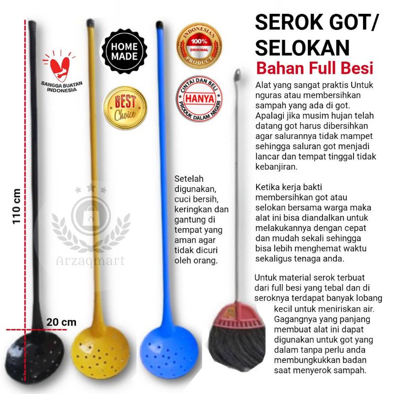 Jual SEROK GOT - SELOKAN FULL BESI | Shopee Indonesia